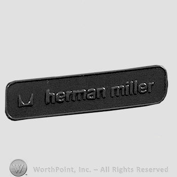 Mark with Stylized letter M near "Herman Miller", | #462485