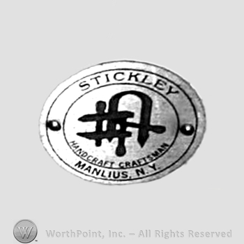 Mark with "Stickley Manlius, N.Y." written around | #462554