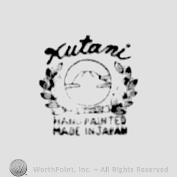 Mark with Kutani Hand painted Made in Japan | #469137
