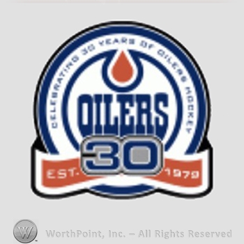 Mark with Edmonton Oilers logo : 30th | #478656