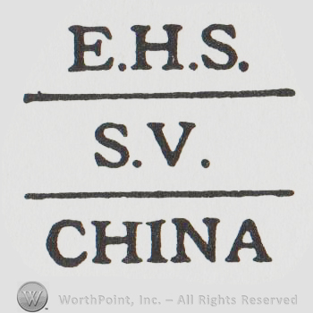 Mark with the initials EHS above the initials SV | #4787