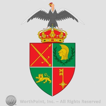 Mark with Heraldry: A condor atop a crowned | #491007