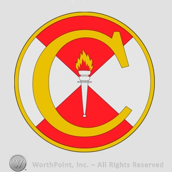Mark with Heraldry: A round shape with a torch | #491256