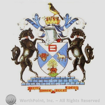 Mark with Heraldry: White-Blue gyronny divided | #493922