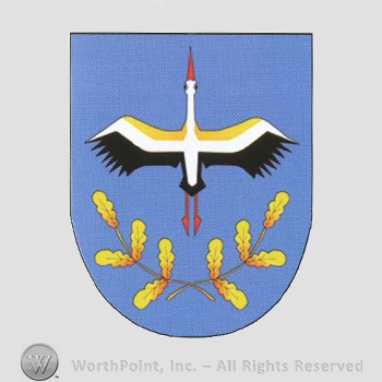 Mark with Heraldry: Blue shield containing a | #494216