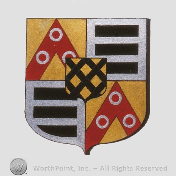 Mark with Heraldry: Yellow-White checker shield | #497643