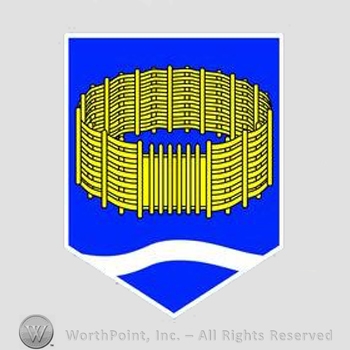 Mark with Heraldry: Blue shield containing a | #497726