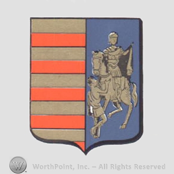 Mark with Heraldry: Yellow-Blue shield containing | #497945