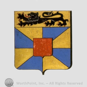 Mark with Heraldry: Yellow-Blue gyronny | #498178