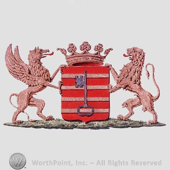 Mark with Heraldry: Red-Yellow striped shield | #498222