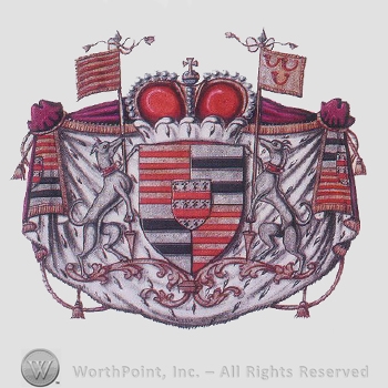 Mark with Heraldry: Striped checker shield | #498238