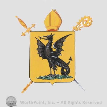 Mark with Heraldry: yellow shield containing a | #498286
