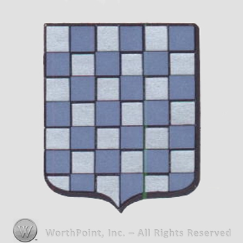 Mark with Heraldry: Gray-Blue checker pattern | #498326