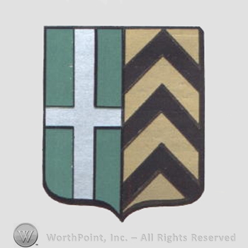 Mark with Heraldry: Green-Yellow shield | #498410