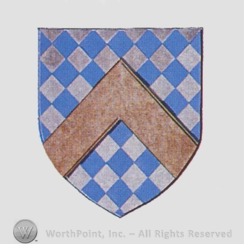 Mark with Heraldry: Gray-Blue checker patterned | #498447