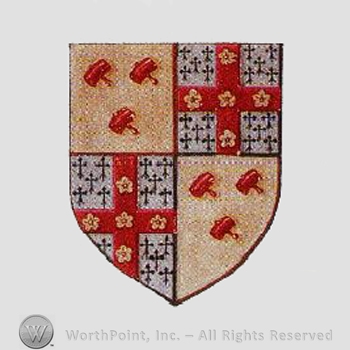 Mark with Heraldry: Yellow-Gray checker shield | #498454