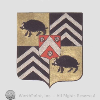 Mark with Heraldry: Yellow-Black checker shield | #498947