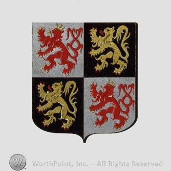 Mark with Heraldry: Gray-Black checker shield | #499128