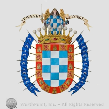 Mark with Heraldry: Blue-White checker pattern | #501278