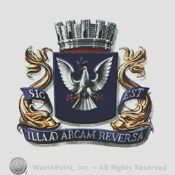 Mark with Heraldry: Blue shield containing a | #501545