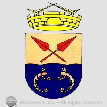 Mark with Heraldry: Yellow-Blue shield containing | #501673