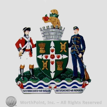 Mark with Heraldry: A rabbit holding an apple | #502143