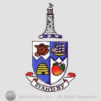Mark with Heraldry: A lighthouse atop a shield | #502168