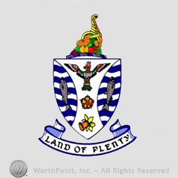 Mark with Heraldry: A cornucopia above a shield | #502178