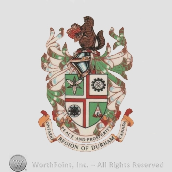 Mark with Heraldry: A beaver holding sheaves of | #502199