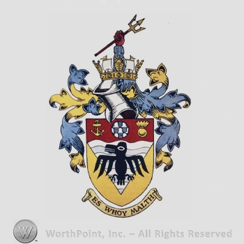 Mark with Heraldry: A hand holding a trident | #502204