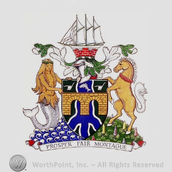 Mark with Heraldry: A three masts sail ship atop | #502268