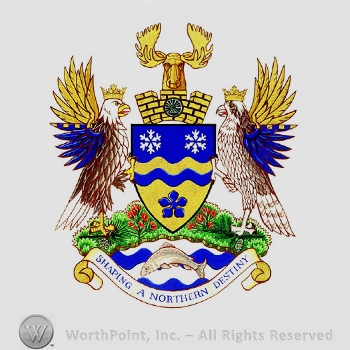 Mark with Heraldry: A moose's head atop a crowned | #502318