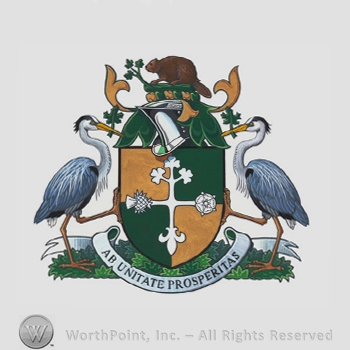 Mark with Heraldry: A beaver holding a maple twig | #502330