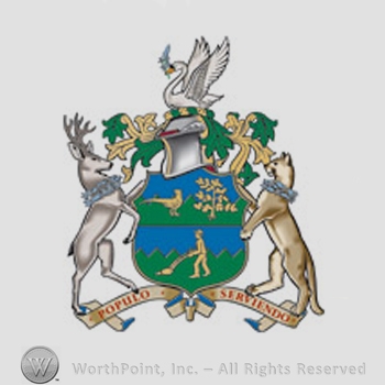 Mark with Heraldry: A swan holding a flower in | #502338