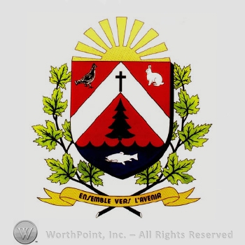 Mark with Heraldry: A sun rising above a shield | #502357