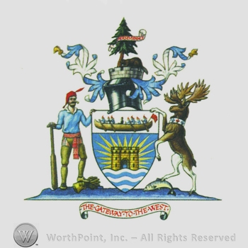 Mark with Heraldry: A beaver under a fir tree | #502386