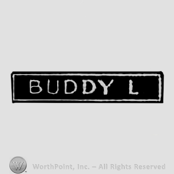Mark with Text "BUDDY L" written in capital | #503242