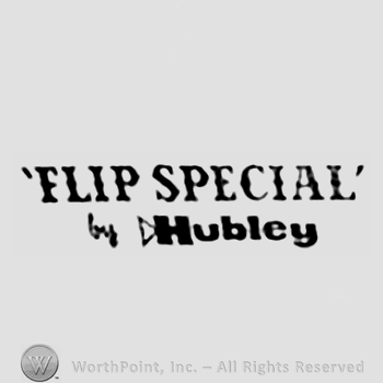 Mark with Text "FLIP SPECIAL BY HUBLEY" | #503356