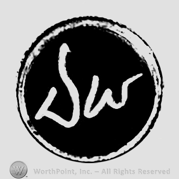 Mark with The letters "DW" handwritten inside a | #503724