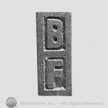 Mark with Letters "BF" written inside a vertical | #504219