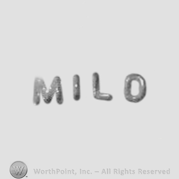 Mark with Word "MILO" written in capital letters. | #504314