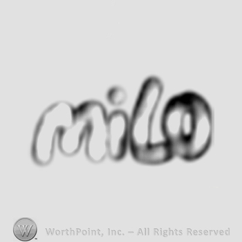 Mark with Word "MILO" handwritten. | #504317