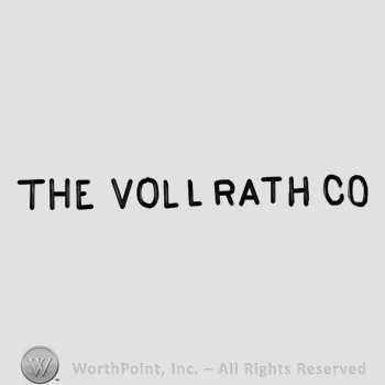 Mark with Words "THE VOLLRATH CO" written in | #504351