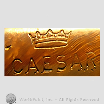 Mark with A crown and the word "Caesar" written | #505595