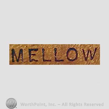 Mark with The word "Mellow" written inside a | #506074