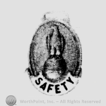 Mark with Watch fob: Safety, a globe and an | #506658