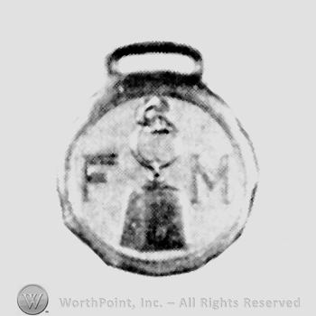 Mark with Watch fob: A sign and the letters F/M . | #506765