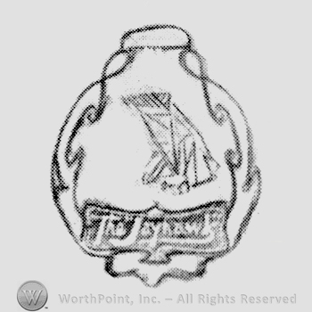 Mark with Watch fob: The Jayhawk and a hay loader | #506884