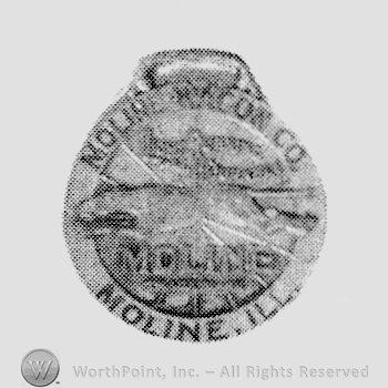Mark with Watch fob: Moline Wagon Co Moline ILL | #506952