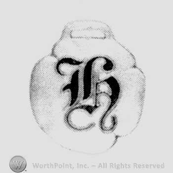 Mark with Watch fob: A and T letters . | #507156